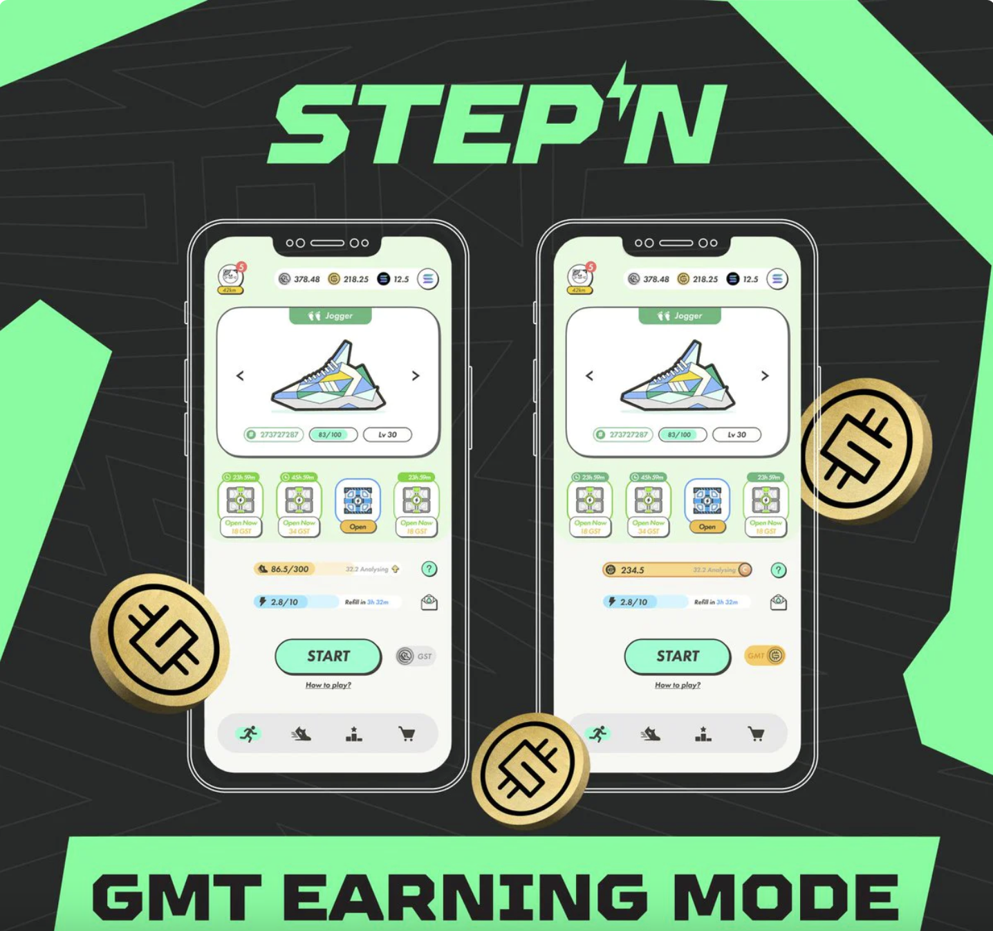 STEPN 正式推出 GMT 收益賺取機制 – 桑幣區識 Zombit