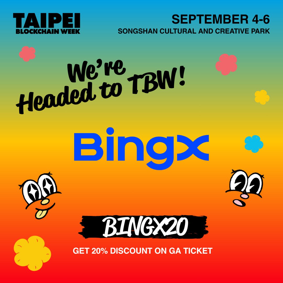 BingX 連續四年擔任台北區塊鏈週頂級贊助商 – 桑幣區識 Zombit